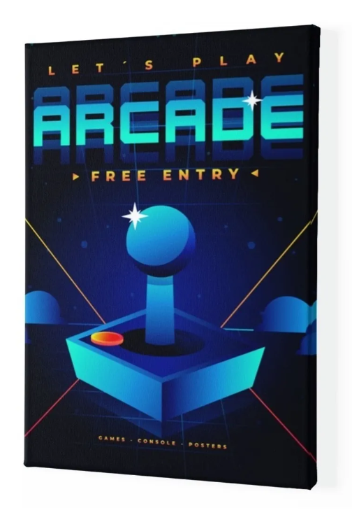 CUADRO ARCADE FREE ENTRY – Mock MX